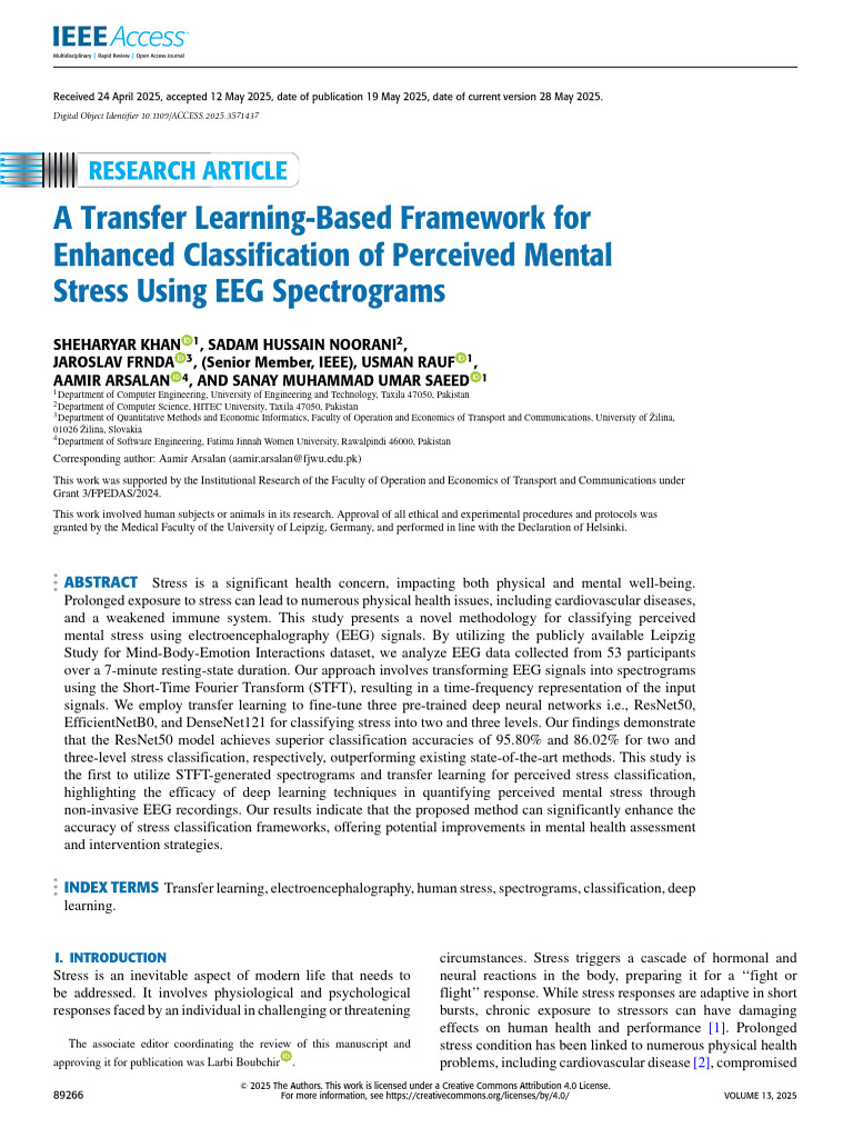 A Transfer Learning-Based Framework For Enhanced Classification of ...