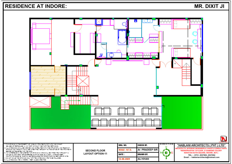 Second Floor Layout Plan for Residence | PDF | Home | Interior Design