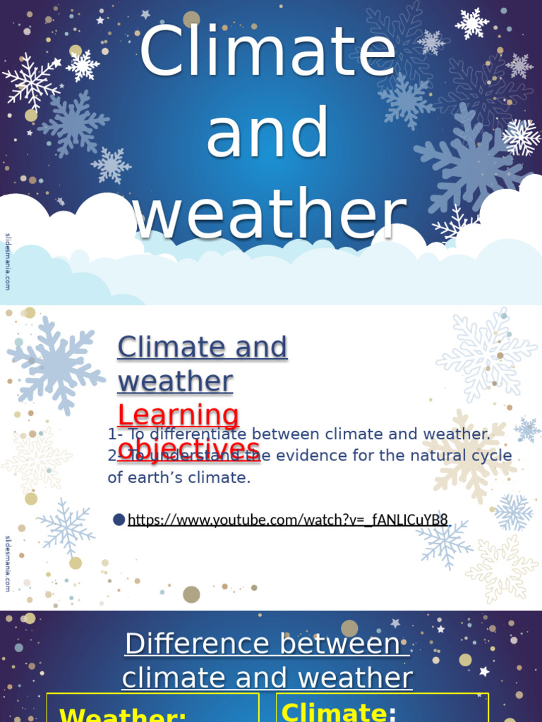 Climate and Weather | PDF | Ice Age | Glacier