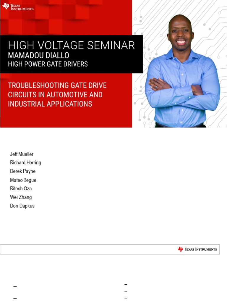 Gate Driver Design and Troubleshooting Guide | PDF | Electronic ...