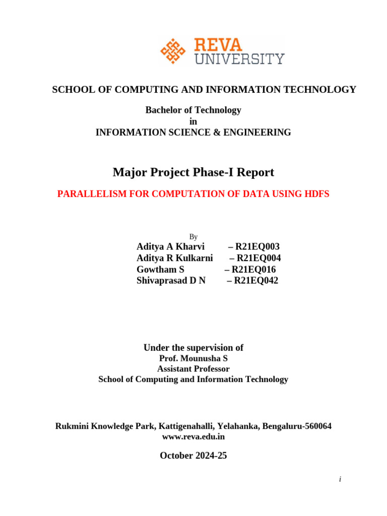 Project Phase 1-2 | PDF | Apache Spark | Apache Hadoop