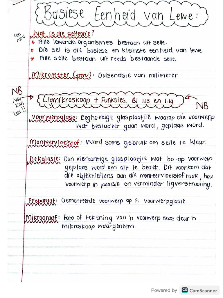 Selle - Basiese Eenheid Van Lewe | PDF