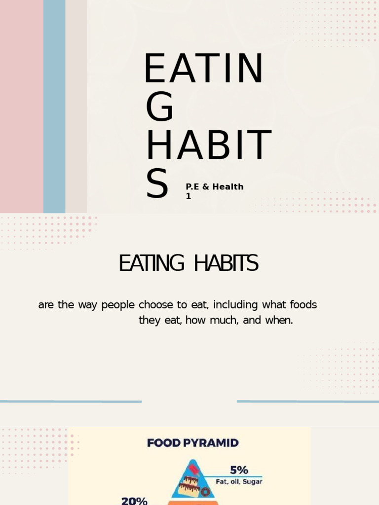 Eating Habits - PDF 1 | PDF
