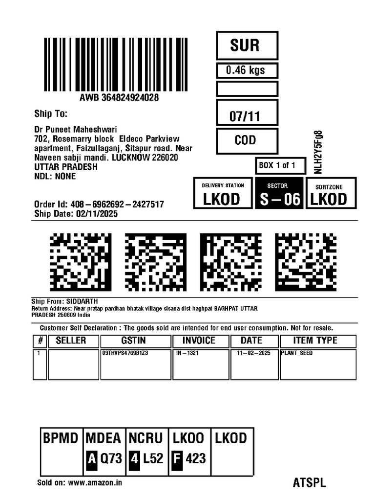 Tax Invoices for Amazon Purchases | PDF | Invoice | Taxes