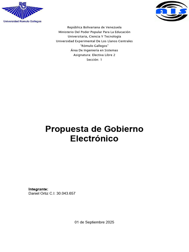 Propuesta de Gobierno Electrónico en San Casimiro | PDF | Gobierno E ...