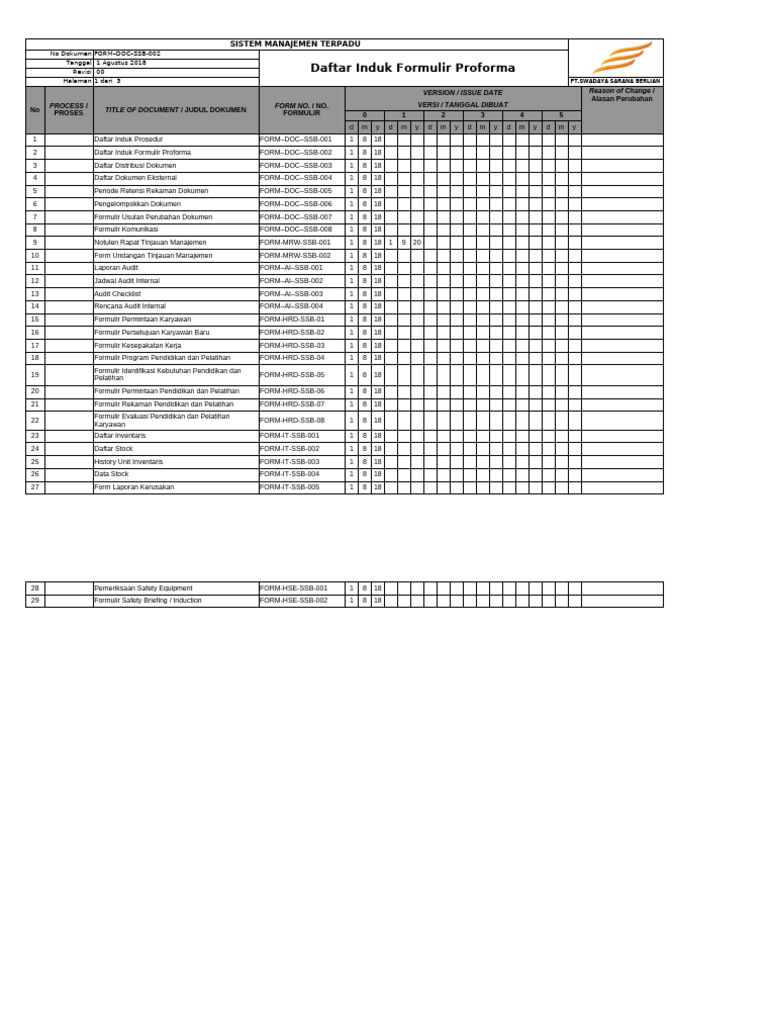 Form - Doc - SSB - 002 | PDF