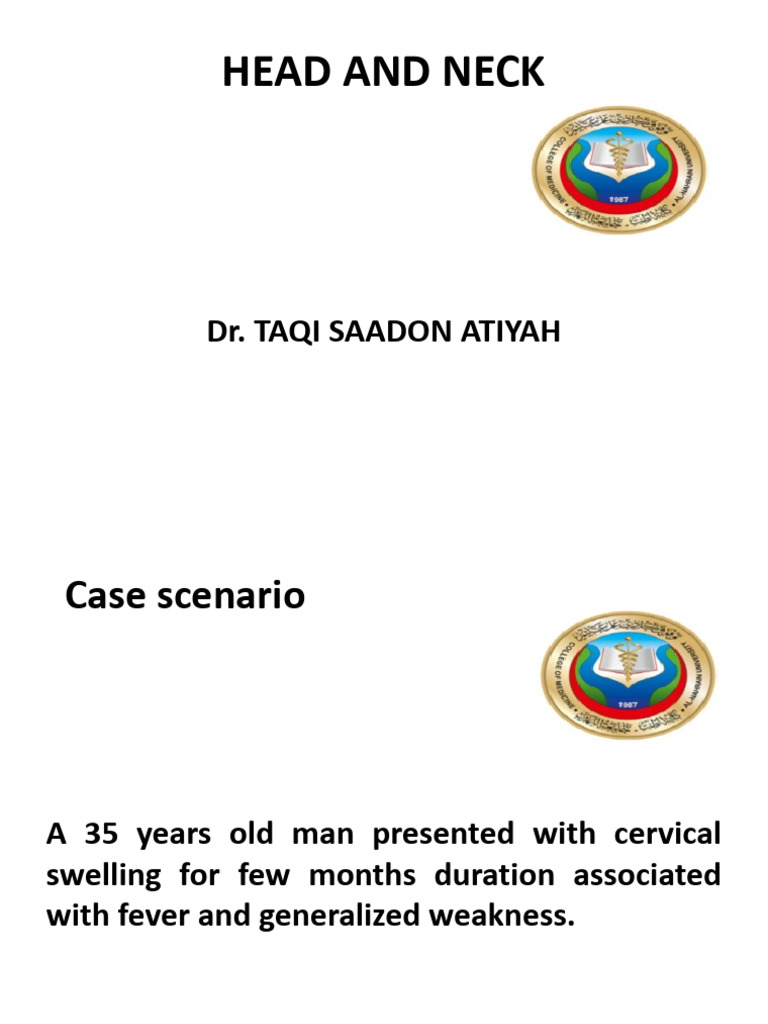L11 - Head & Neck Lymph Nodes | PDF | Head And Neck Cancer | Tuberculosis