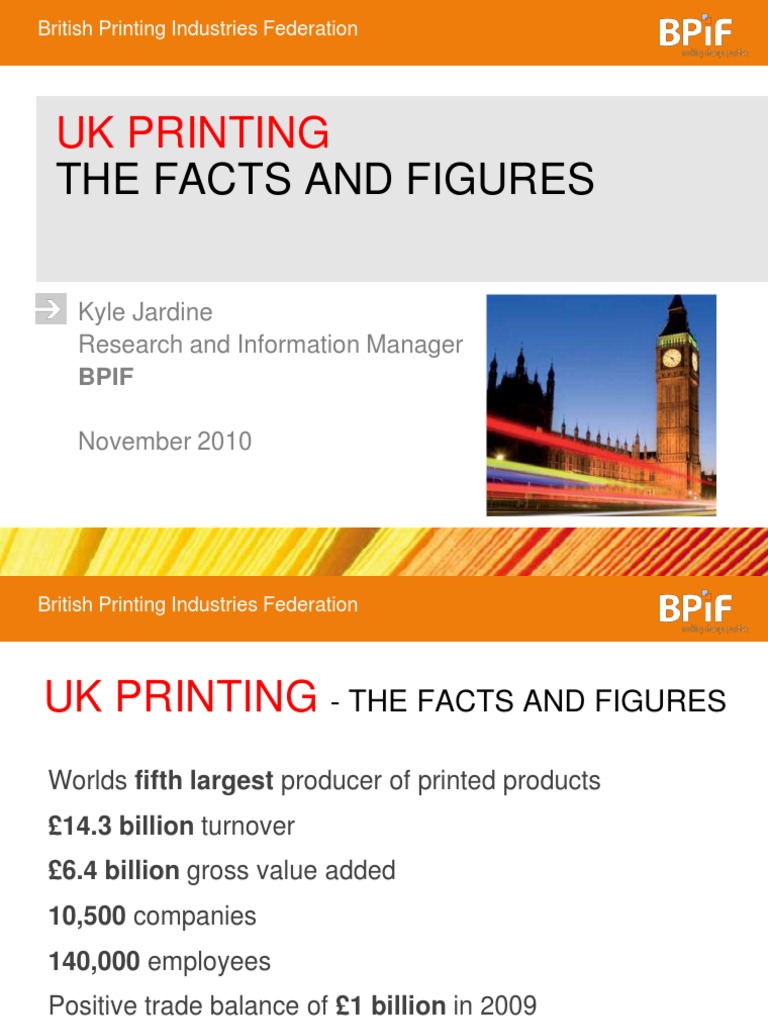 UK Printing Facts and Figures Presentation | PDF | United Kingdom ...
