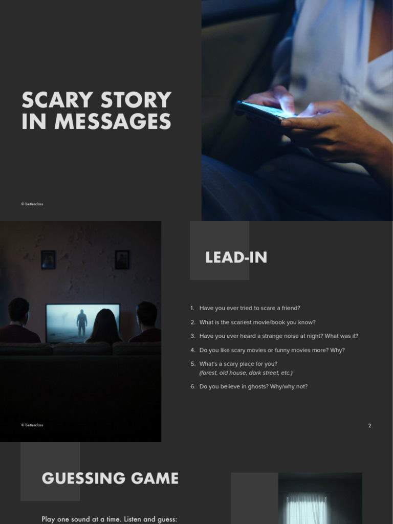 Scary Story Activities for Students | PDF