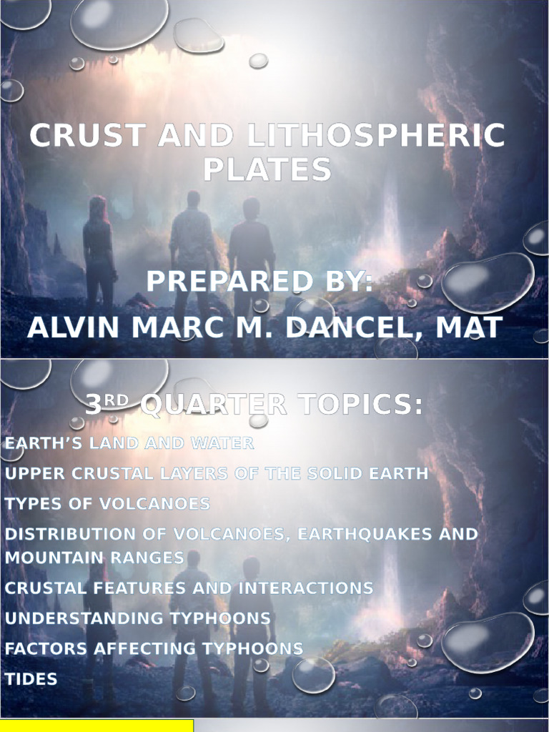 Crust and Lithospheric Plates Overview | PDF | Planetary Core | Earth