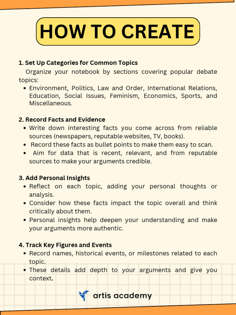 Create Debater Notebook | PDF | Knowledge | Cognition