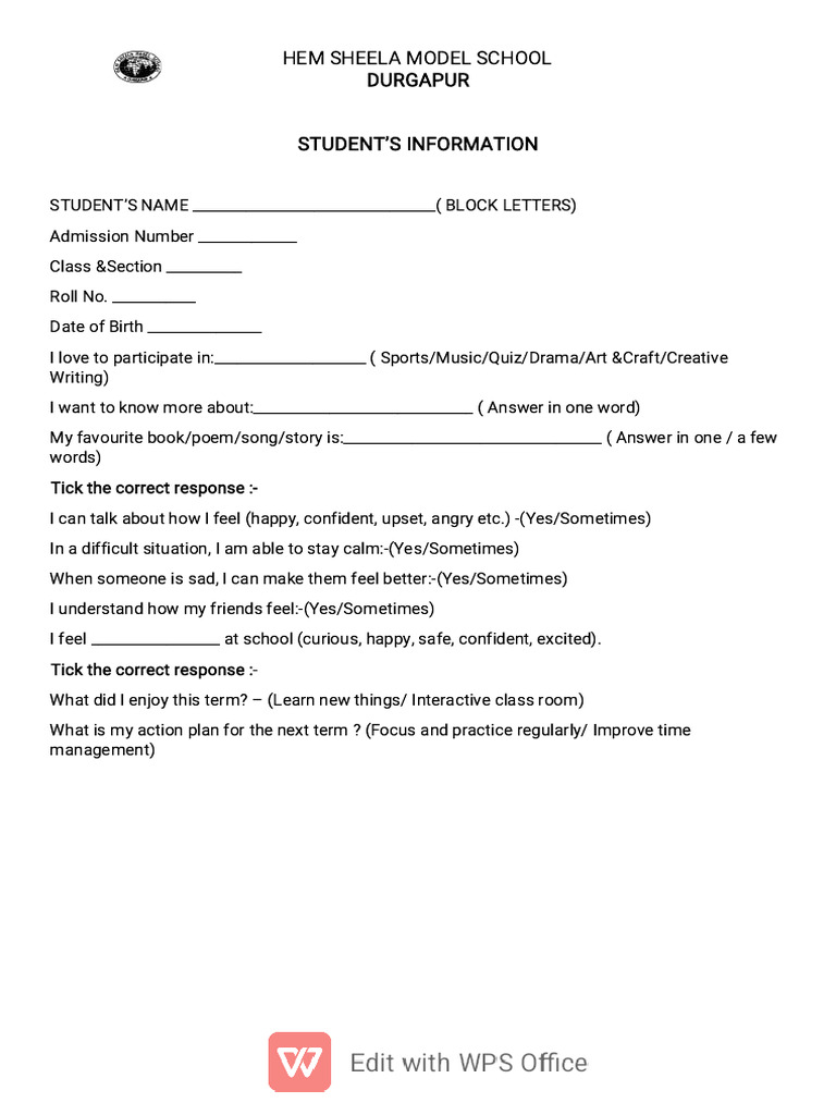 HPC Form | PDF