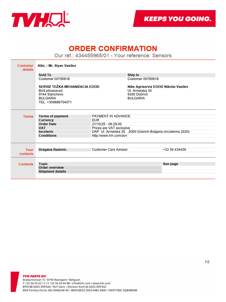 Order - Confirmation 28 - 10 - 2025 16 - 29 - 48 | PDF