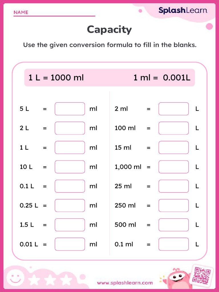 Convert Metric Units Capacity | PDF