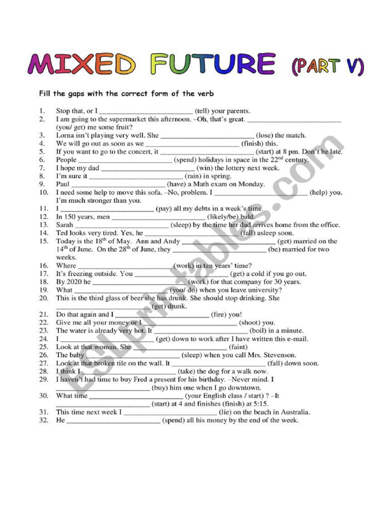 Future Tenses | PDF