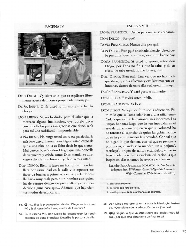 El Sí de Las Niñas Actividad | PDF