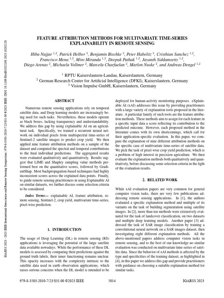 Feature Attribution Methods For Multivariate Time-Series Explainability ...