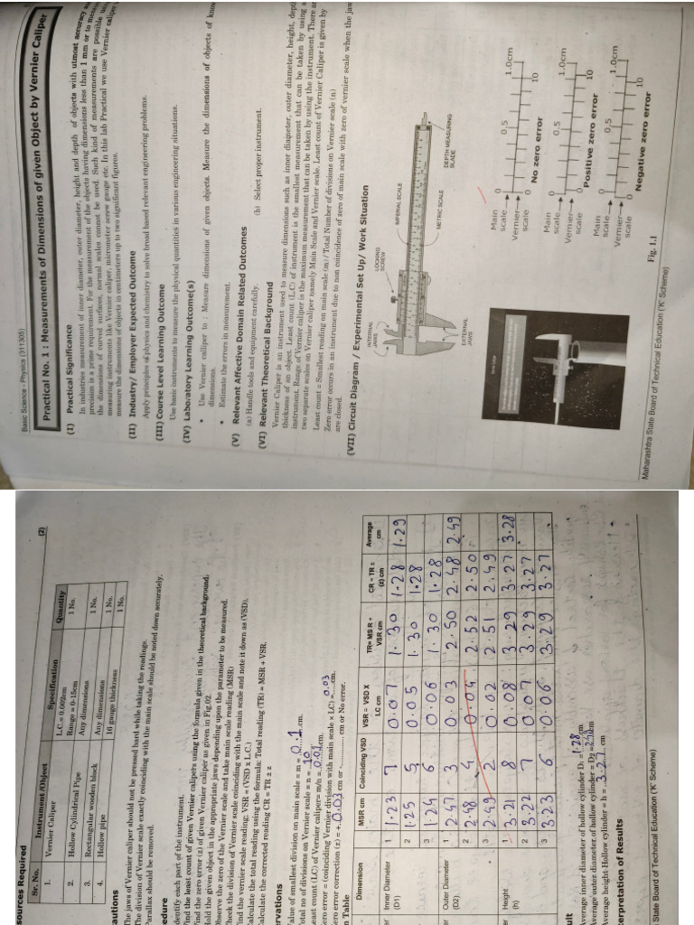 Physics (Manual 1 To 8) | PDF