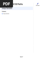 Calculator Usage for Math Problems | PDF | Arithmetic | Mathematics Of ...