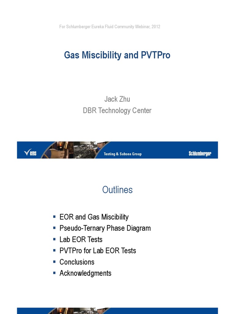 Gas Miscibility Insights with PVTPro | PDF | Phase (Matter) | Pressure