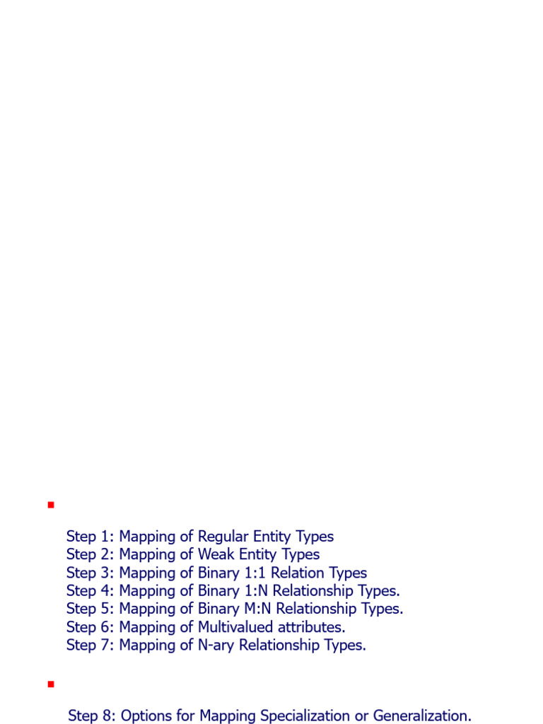 ER to Relational Mapping Steps | PDF | Relational Model | Data ...
