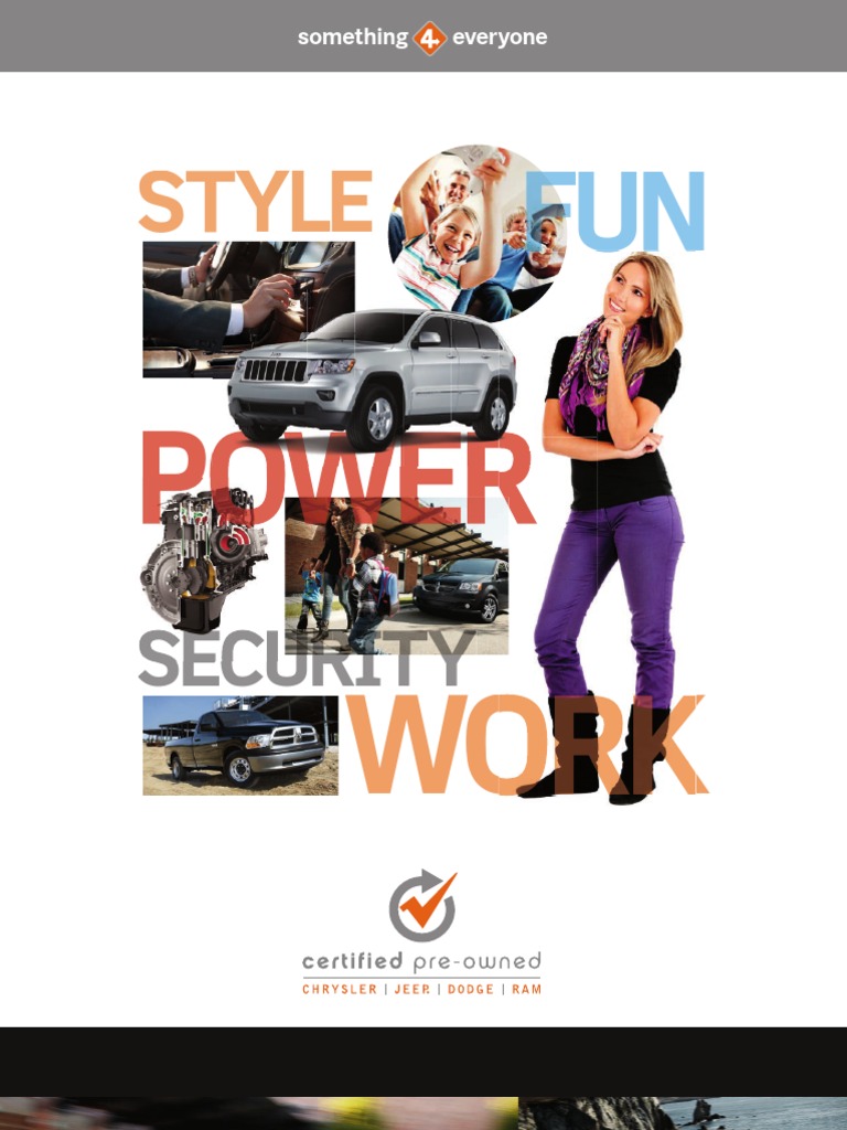 CPOV Consumer Brochure | PDF | Four Wheel Drive | Chrysler
