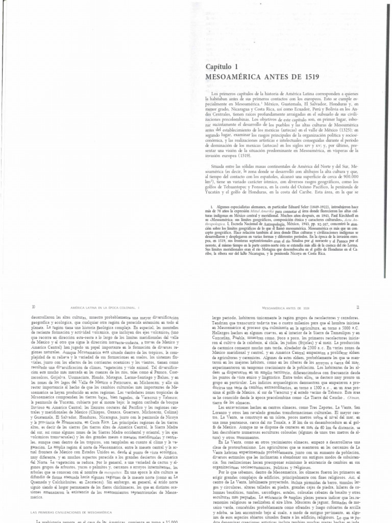 -LEON-PORTILLA-Mesoamerica-Antes-de-1519 | PDF | Mesoamérica ...