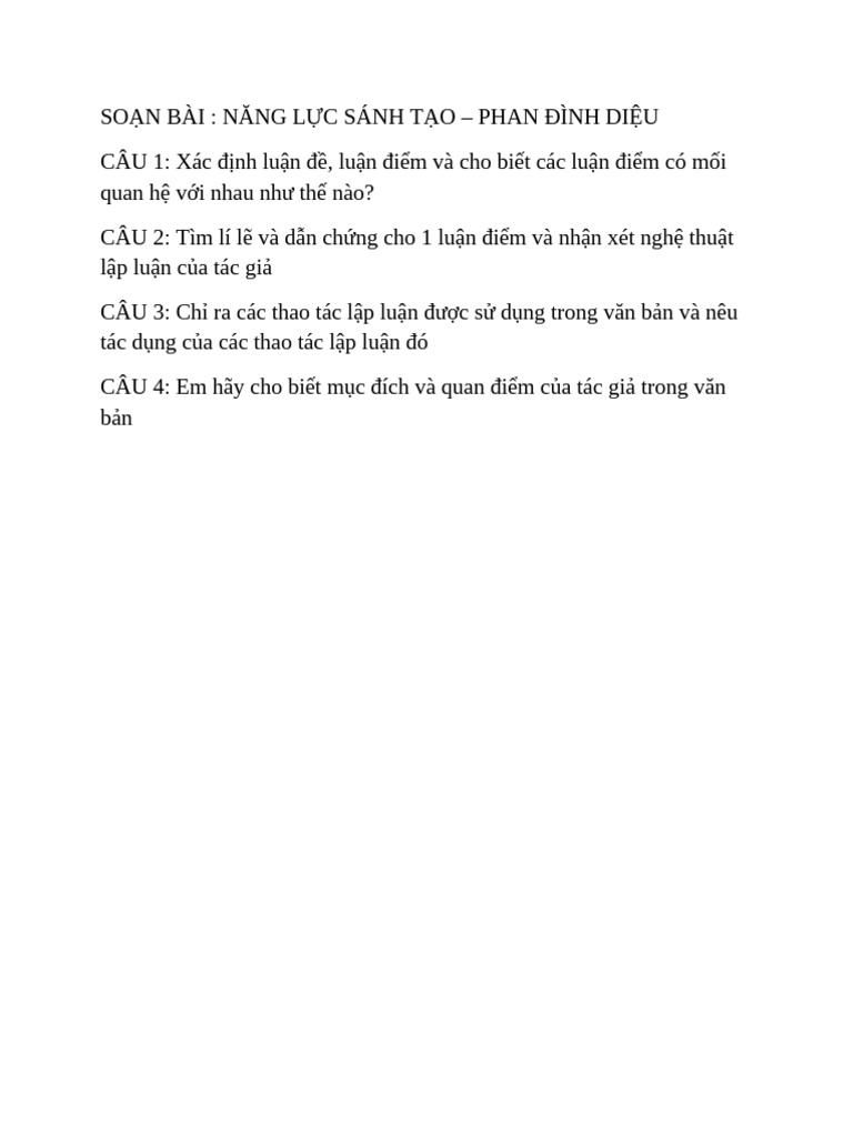 So N Bài | PDF