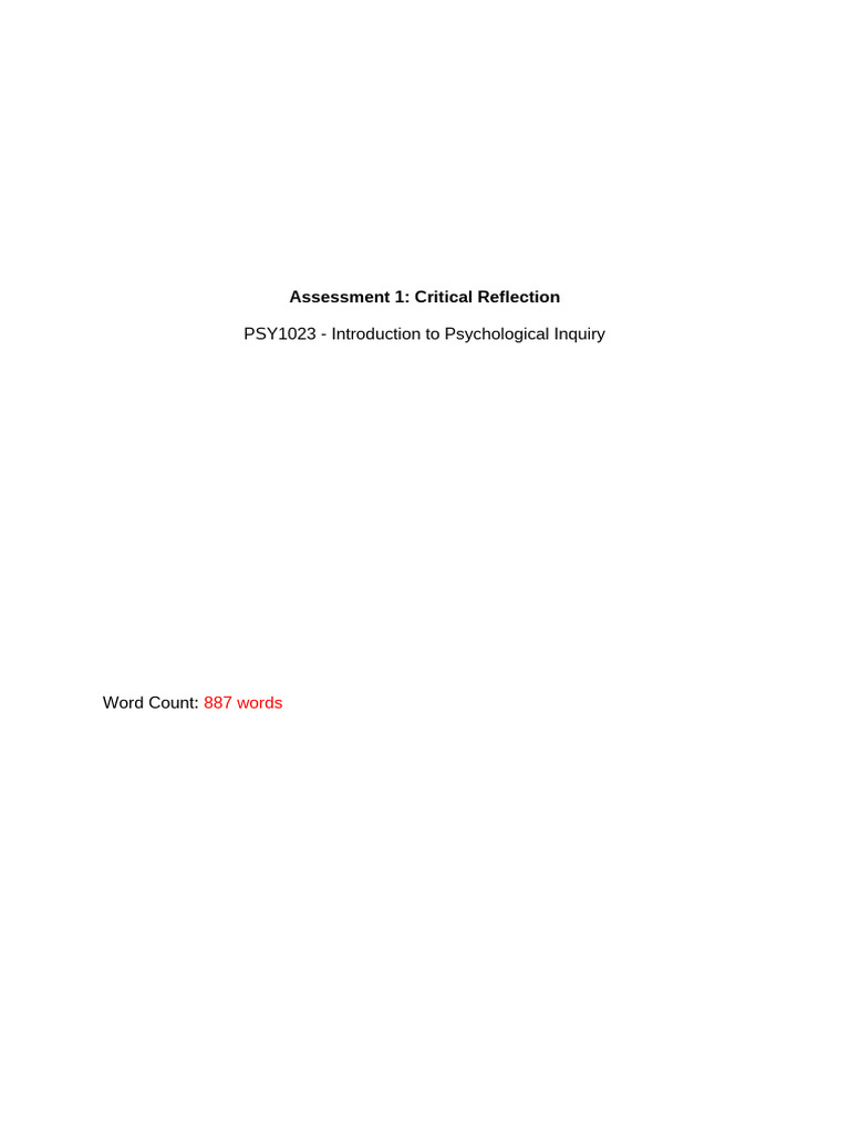 Critical Reflection on Bias in Psychology | PDF | Rationalism | Empiricism