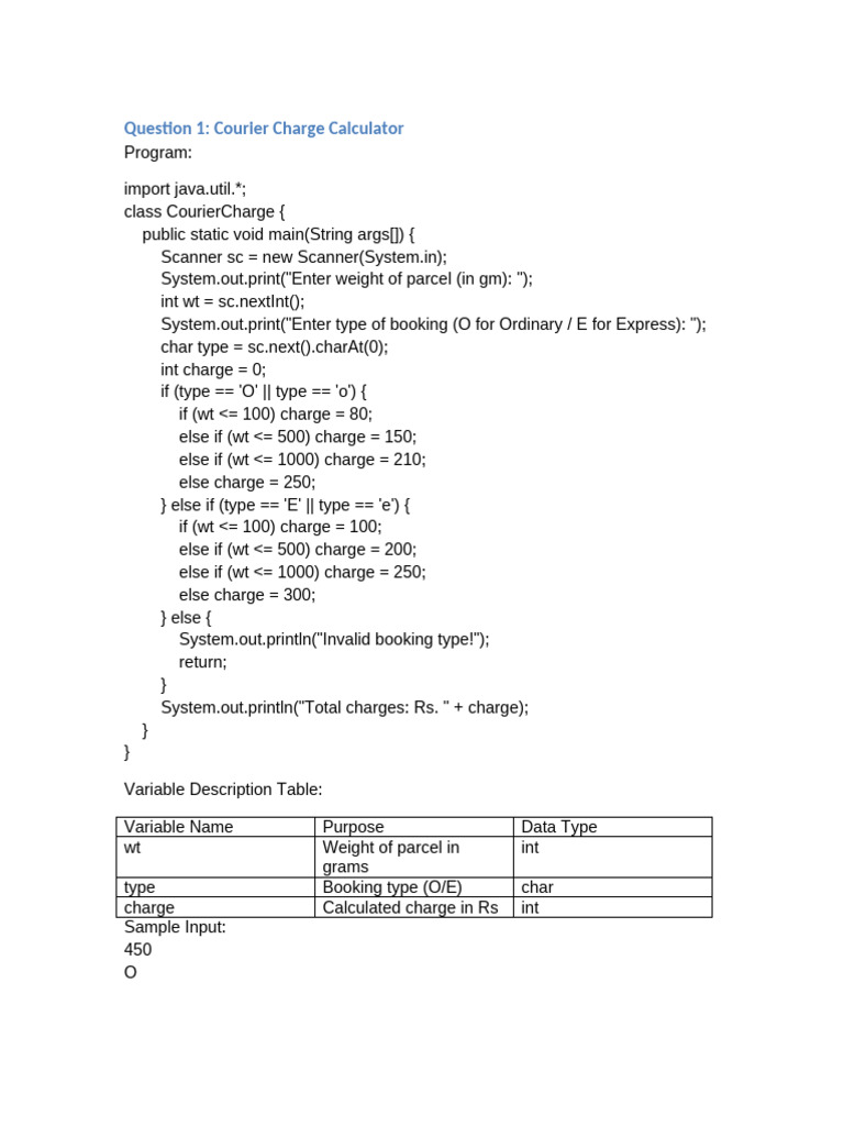ICSE Grade10 Java Project 20 Unique | PDF | Integer (Computer Science ...