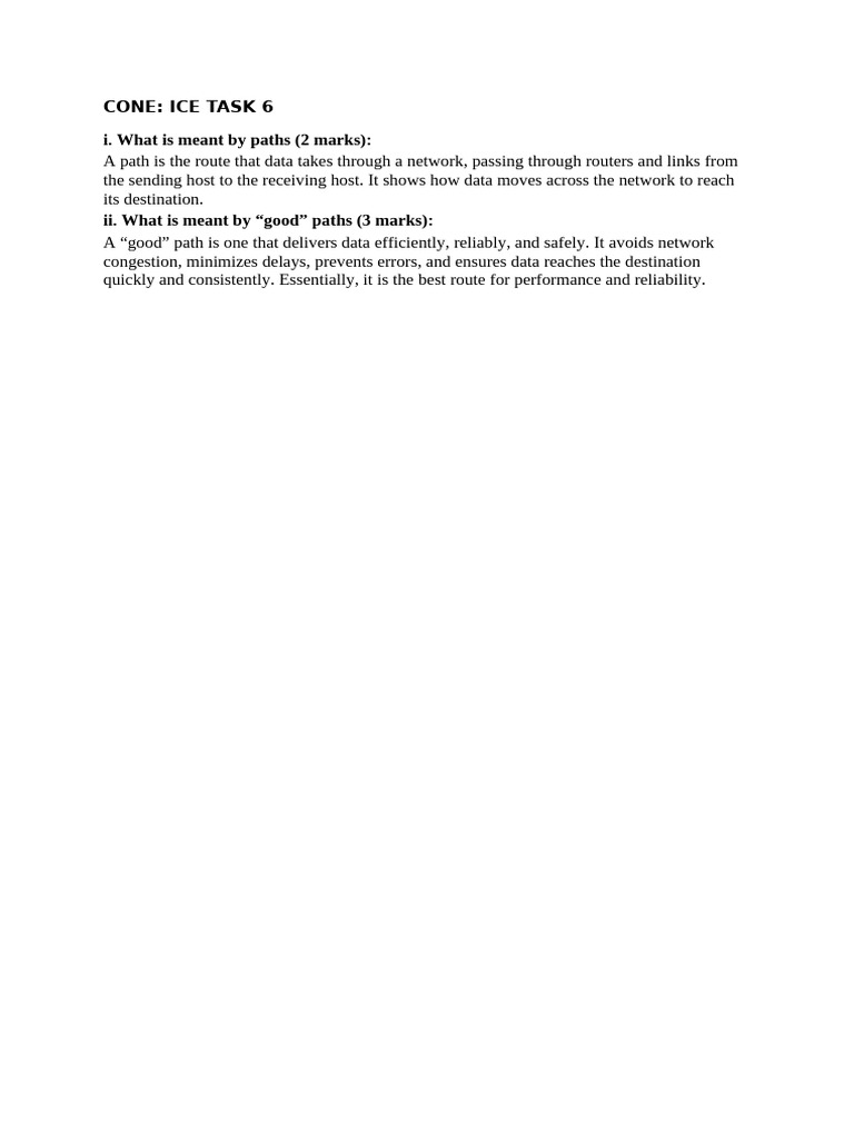 Cone Ice Task 6 | PDF