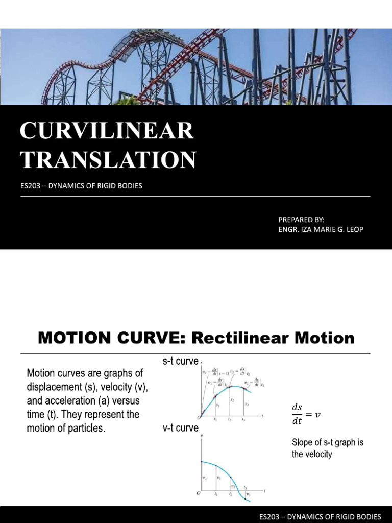 Curvilinear Motion | PDF
