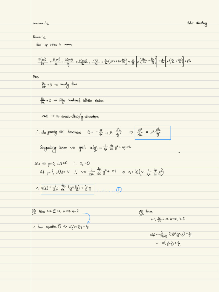 Hw1 Rahat Chowdhury Pdf Fluid Dynamics Mechanical Engineering