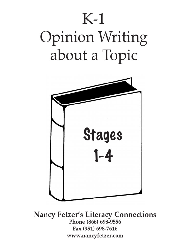 Opinion Writing Stages for Students | PDF | Brainstorming | Human ...