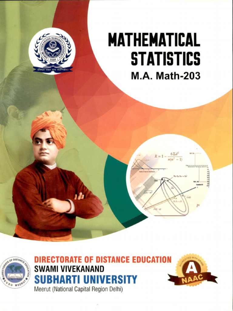 MA Mathematical Statistics | PDF