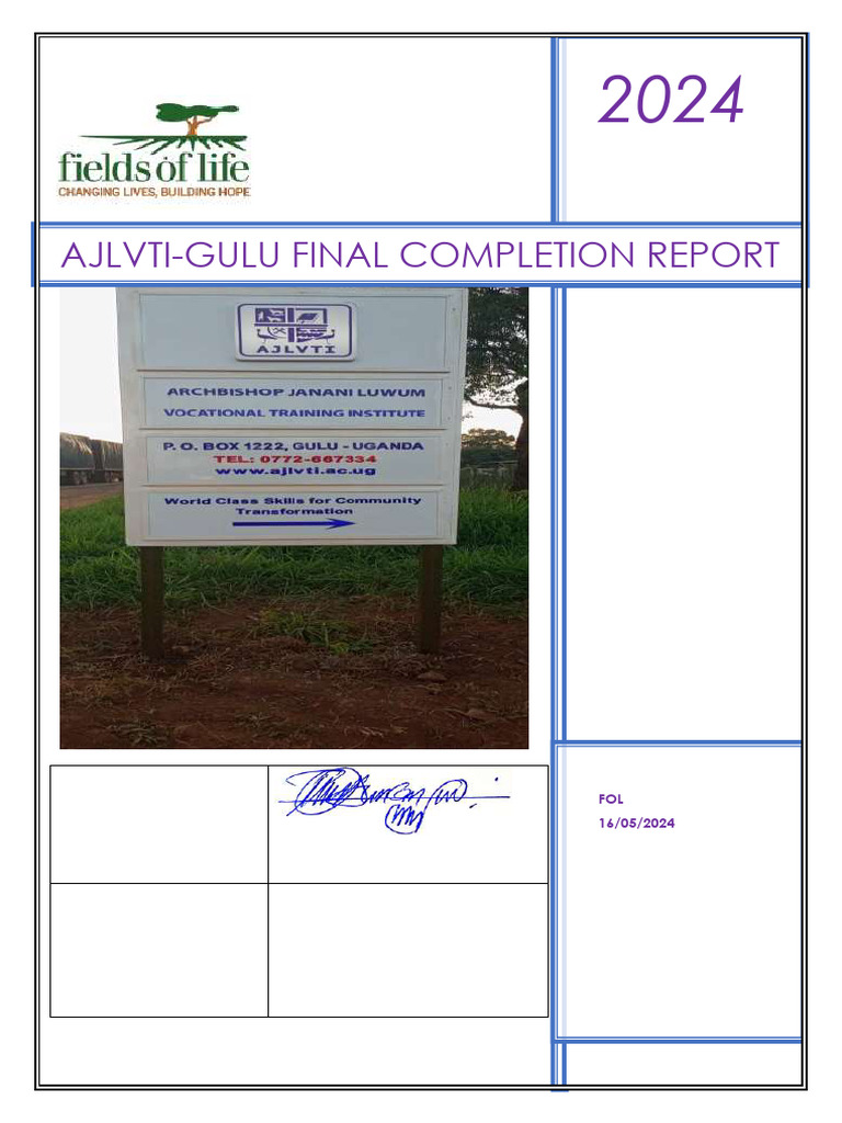 VTI - Renovation-Final Completion Report | PDF