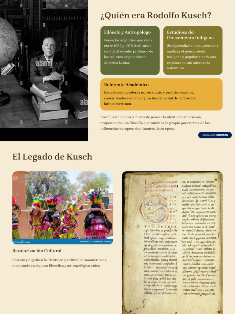 Quien Era Rodolfo Kusch | PDF