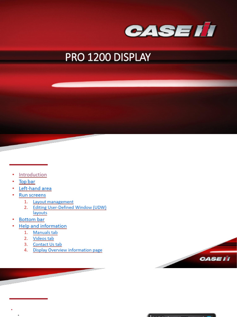 AFS Connect Pro 1200 Training Basic Operation Navigation | PDF | Menu (Computing) | Button ...