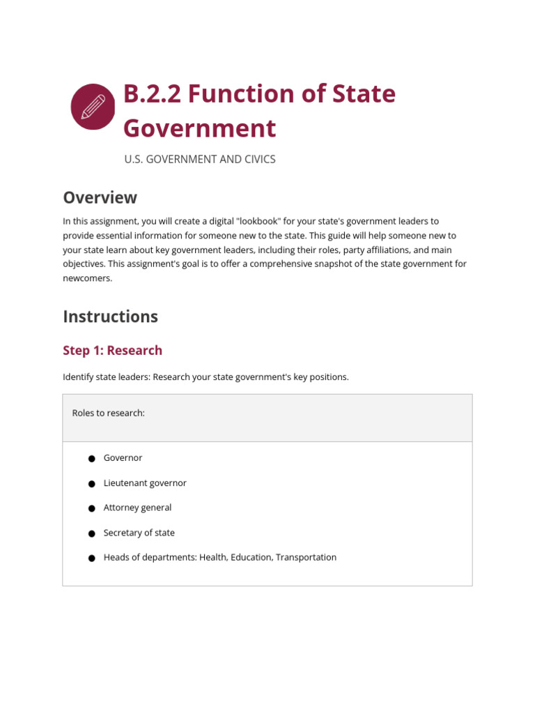 GOV B.2.2 Function+of+State+Government IG | PDF | Human Communication