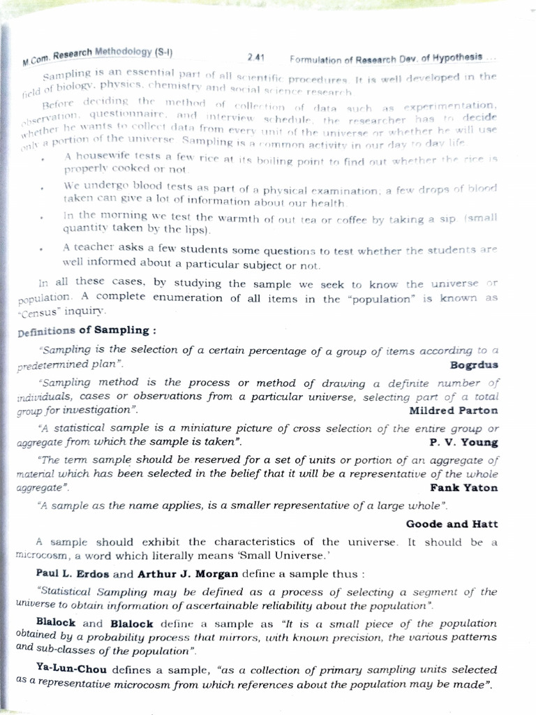 Sampling and Methods of Sampling | PDF | Sampling (Statistics) | Stratified Sampling