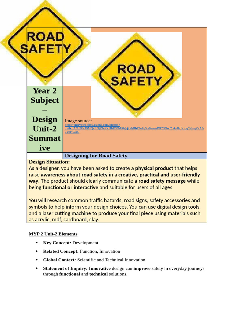Road Safety Product Design Project | PDF | Usability | Reason