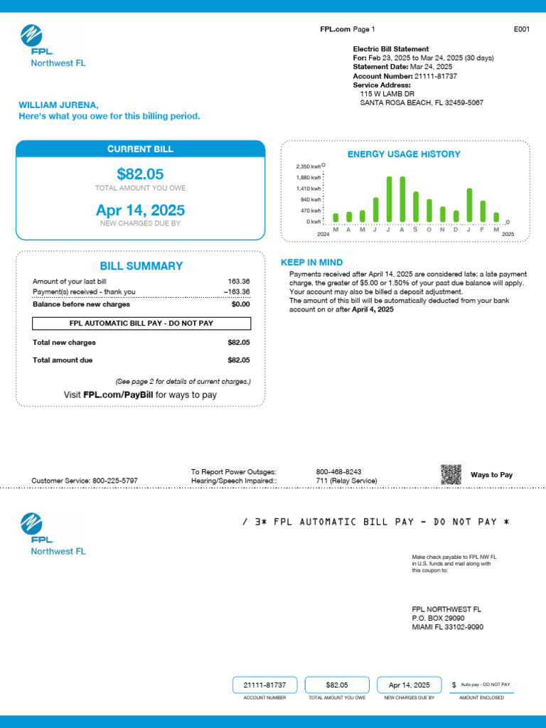 Bill Statement | PDF | Transaction Account | Payments