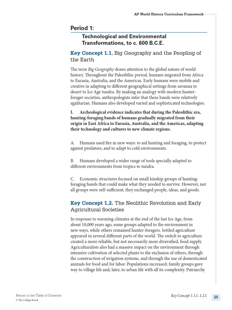 APWH Key Concepts | PDF | Pastoralism | Agriculture