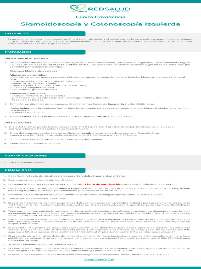 Pro-Sigmoidoscopia y Colonoscopia Izquierda | PDF | Colonoscopia ...