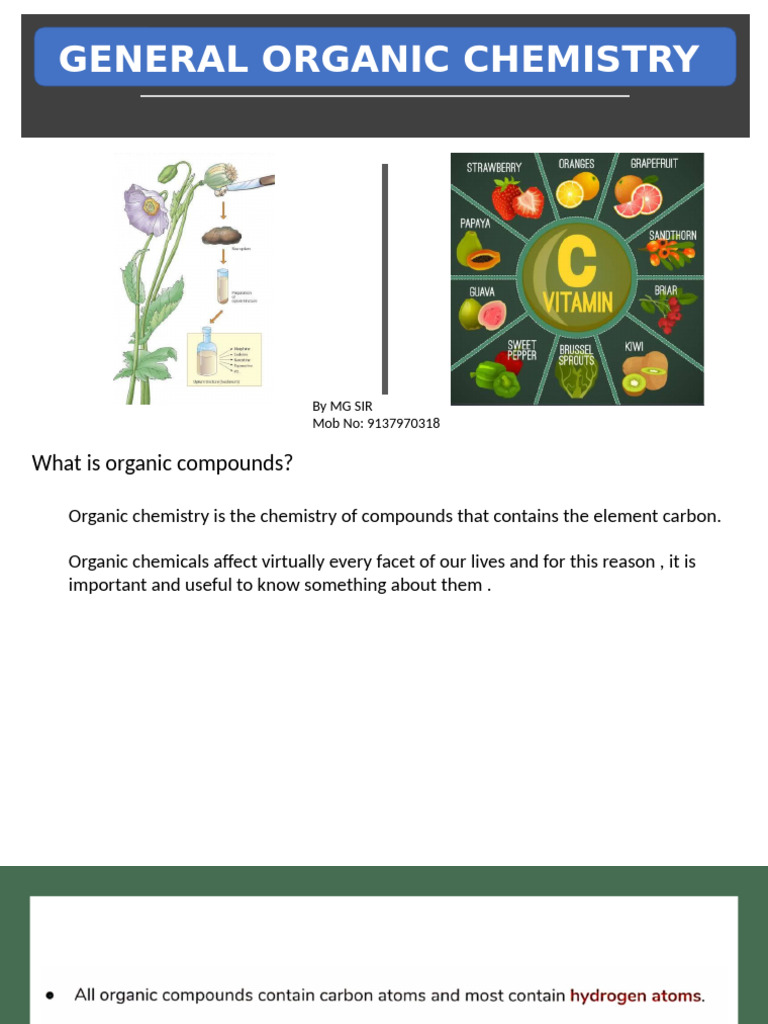 Overview of Organic Chemistry Concepts | PDF | Functional Group | Isomer