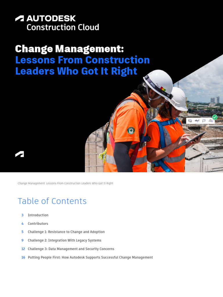 Change Management Lessons From Construction Leaders Who Got It Right ...