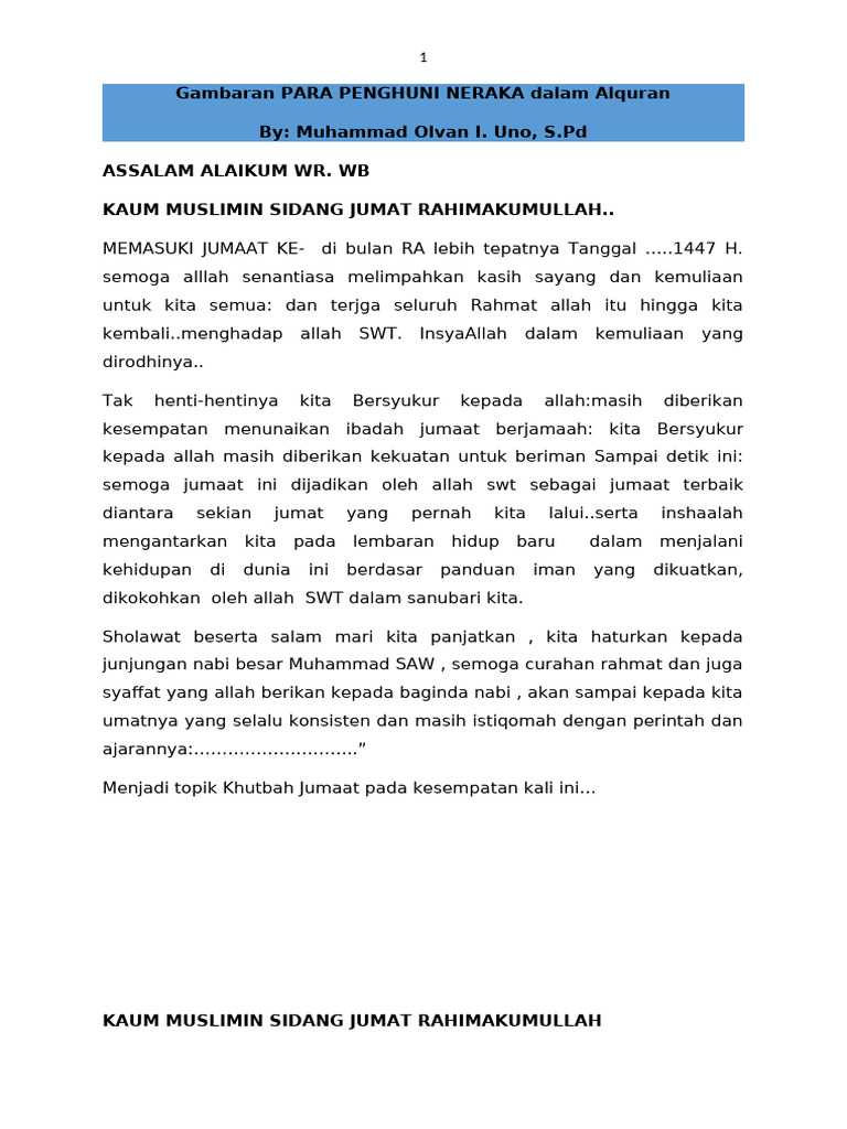 Penghuni Neraka | PDF