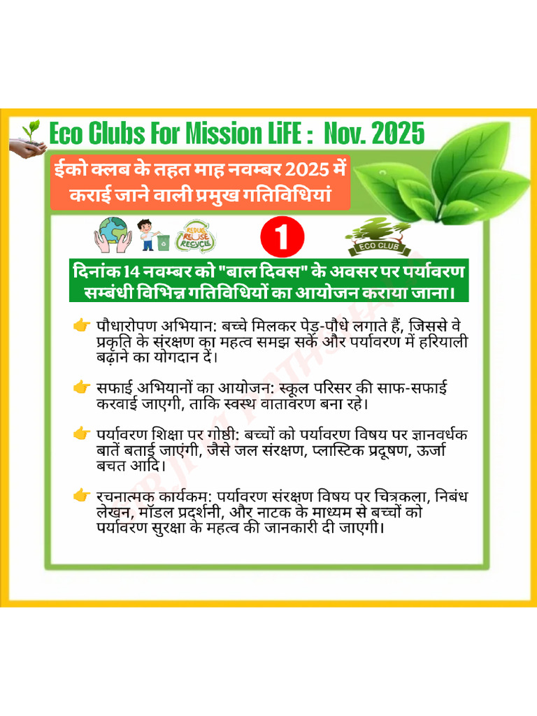 Eco Club Nov 2025 | PDF