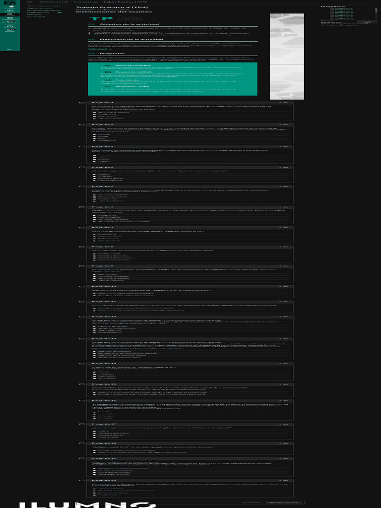 Examen - Trabajo Práctico 4 (TP4) | PDF