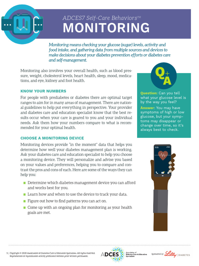 Essential Diabetes Monitoring Guide | PDF | Diabetes | Diabetes Management